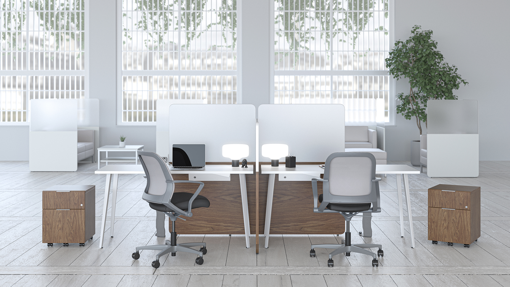 Luti Freestanding Screens | Office Furniture | Lacasse